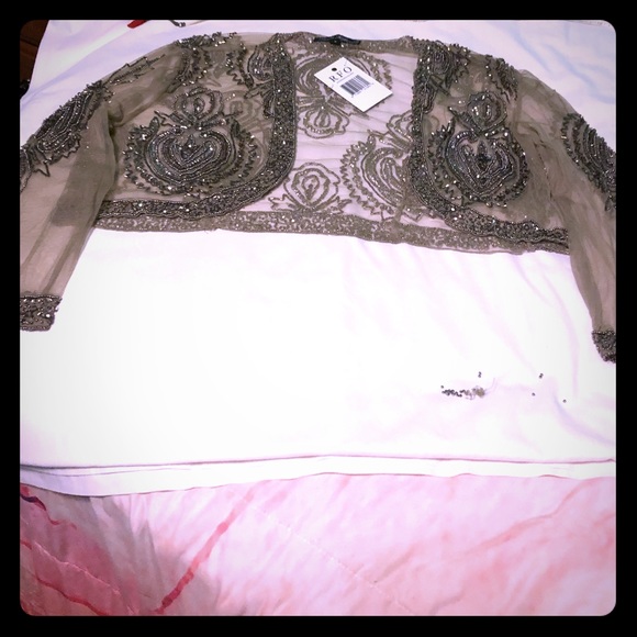 RFO | Jackets & Coats | Womans Beaded Lace Jacket | Poshmark